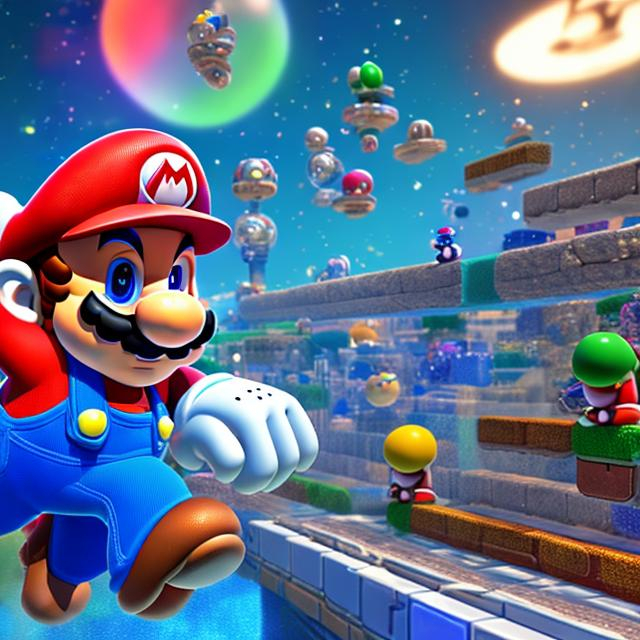 super mario cool futuristic 8k | OpenArt