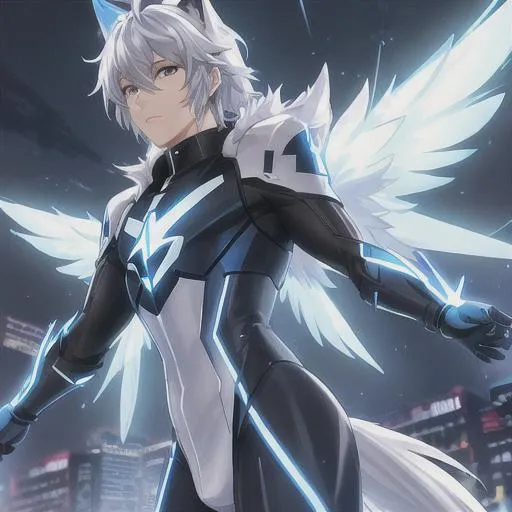 a male protogen fursona, well drawn, masterfully dra... | OpenArt