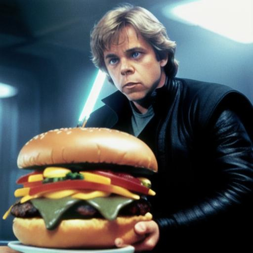 A high quality movie still of Return of the Jedi Luk... | OpenArt