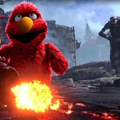 Fire Elmo | OpenArt