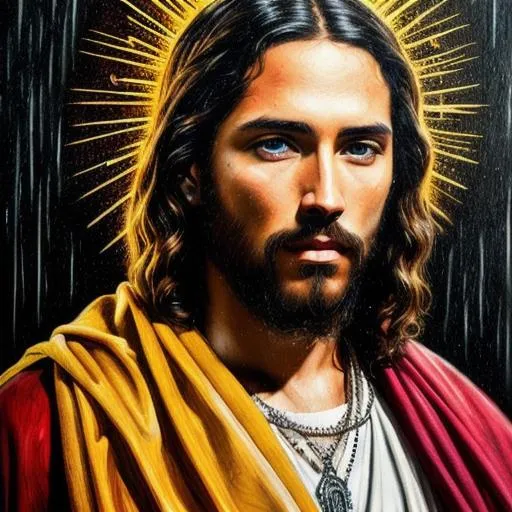 dripped out Jesus, Real, Detailed, No Imperfections,...