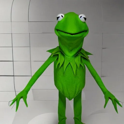 Kermit the frog wearing army helmet, in the Vietnam... | OpenArt