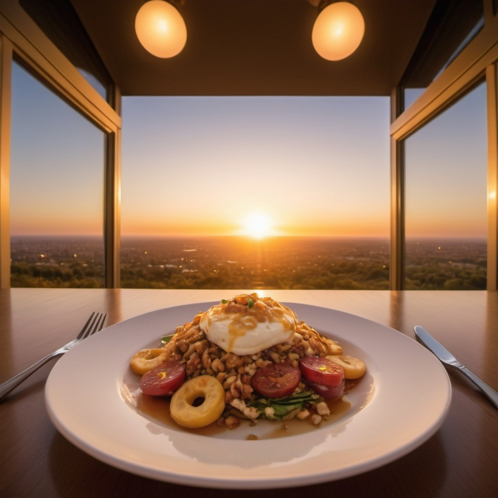 what is the perfect food, golden hour overhead light...