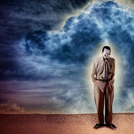 A man’s soul transitioning from life to death | OpenArt