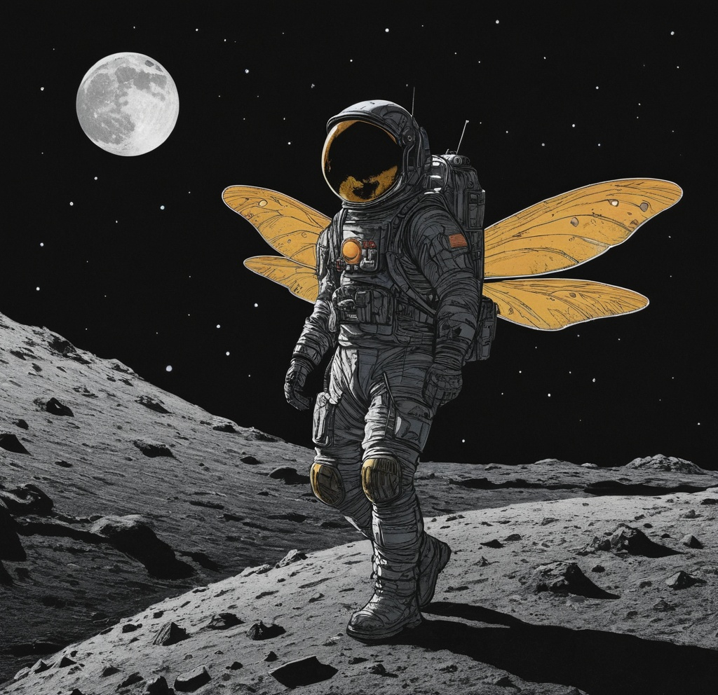 ((black background)), (graphic novel illustration, m...