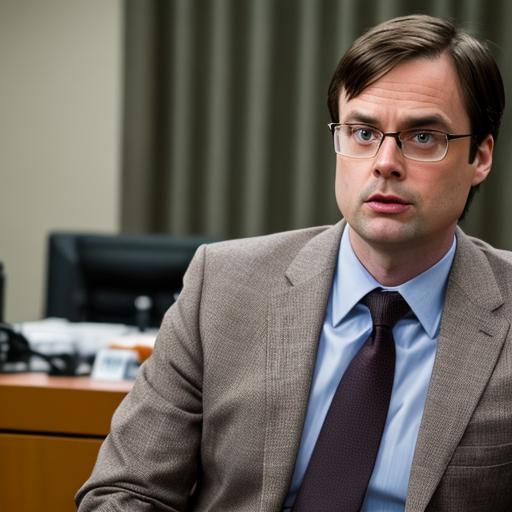 RAW photo, photorealistic photo of Dwight Shrute fro... | OpenArt
