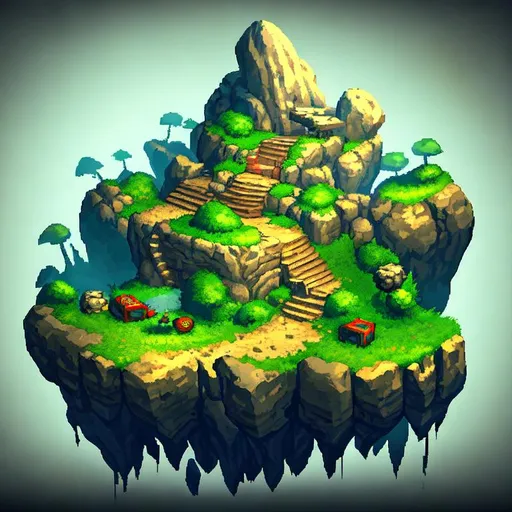 game art rocks low resolution | OpenArt