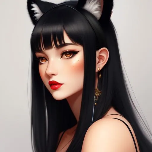 SZA as a wolf girl, Hyper realistic | OpenArt