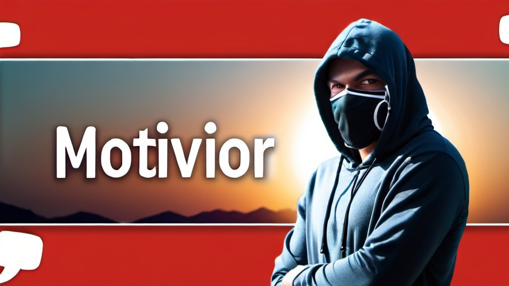 A YouTube channel banner for a faceless motivational...
