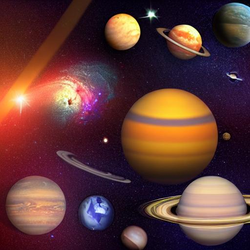 outerspace with stars and planets realistic | OpenArt