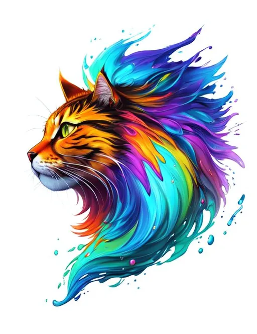 Splash art, a garuda head, ((white background)), roa... | OpenArt