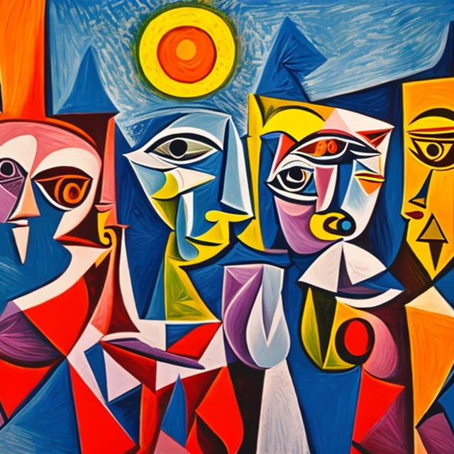picasso sunset | OpenArt