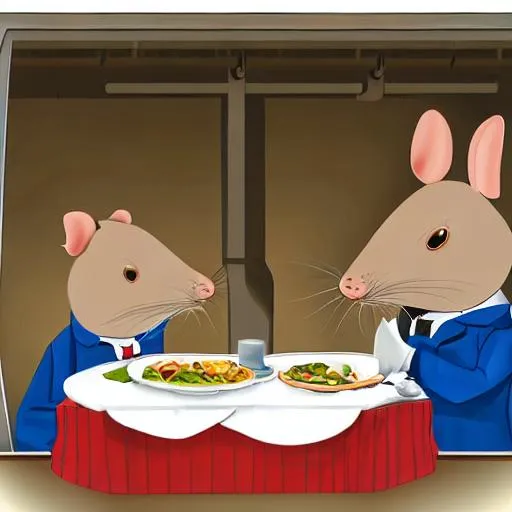 rat judges sharktank rat rodent realistic | OpenArt