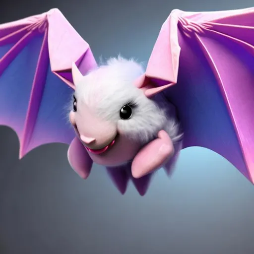 realistic cotton candy bat
