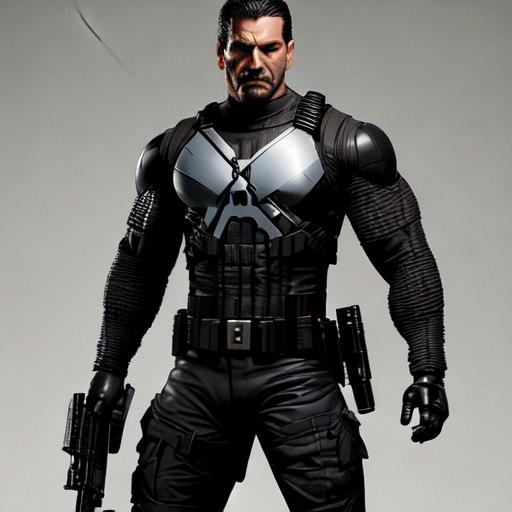 g.i Joe snake eyes combine marvel punisher, cinemati... | OpenArt