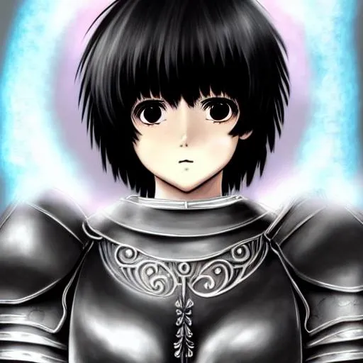 anime portrait of Casca from Berserk wearing armor,... | OpenArt