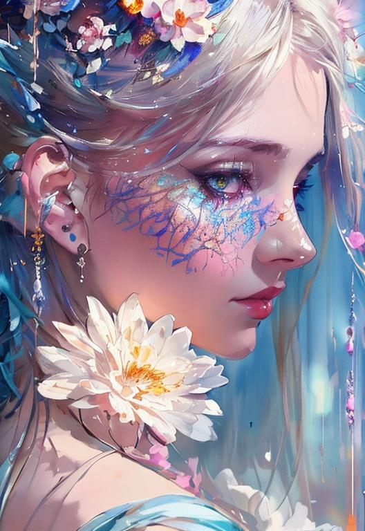 Delicate Beauty. style art by Benjamin delacour, K...