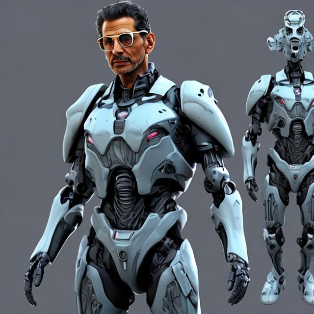 Jeff Goldblum mech suit | OpenArt