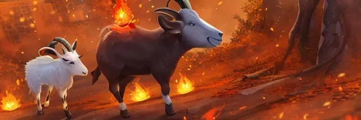 goat and fire bombs