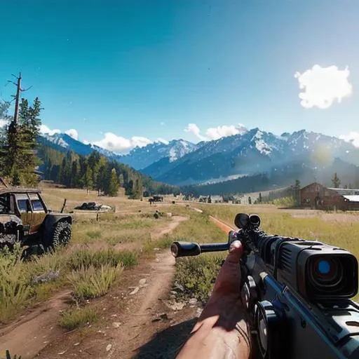 Farcry 5 world realistic first person gopro footage | OpenArt