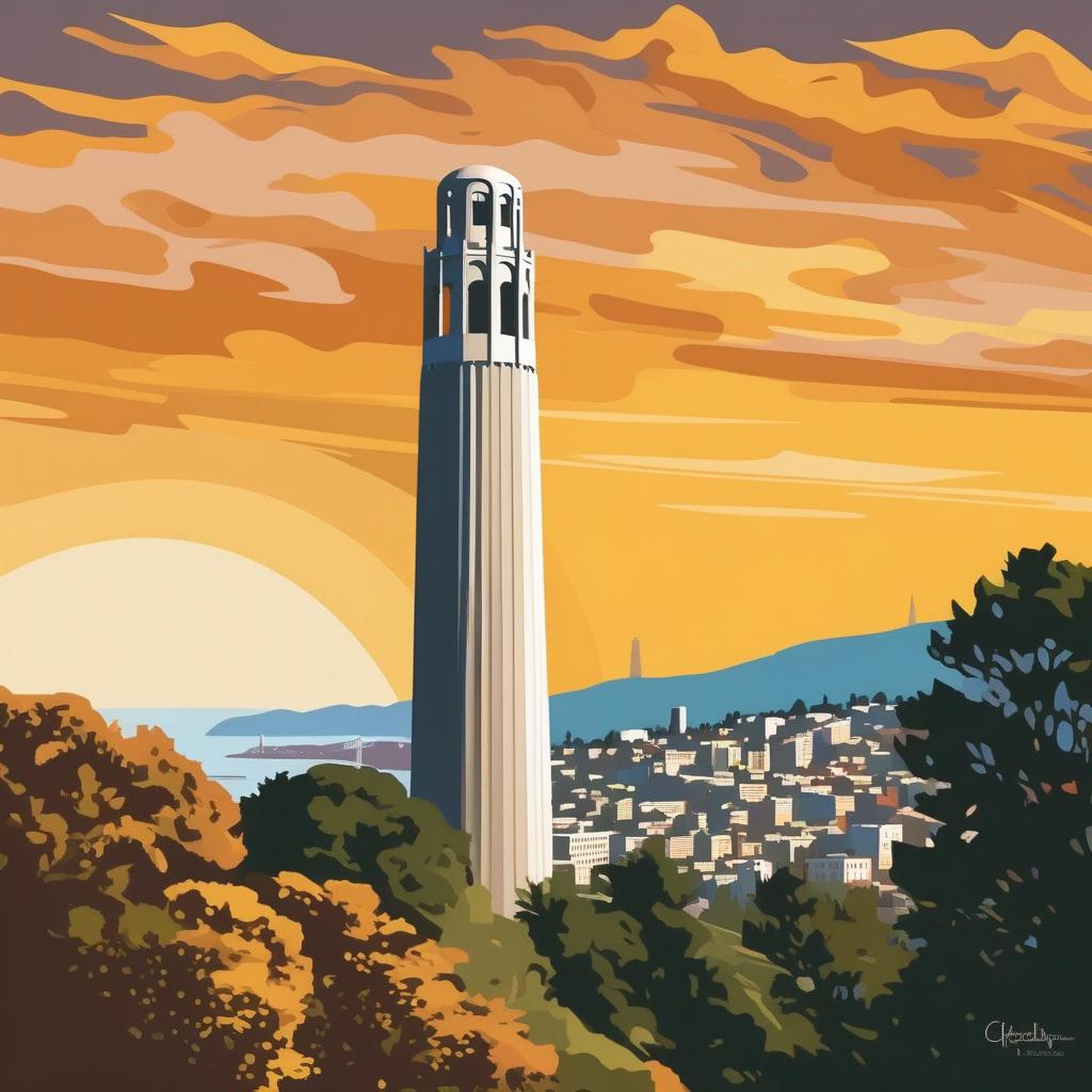 coit tower art