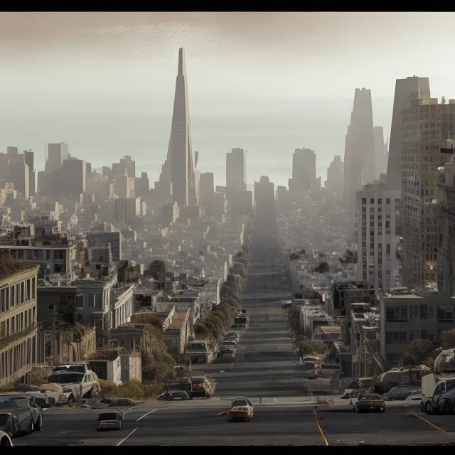 make a post-apocalyptic San Francisco