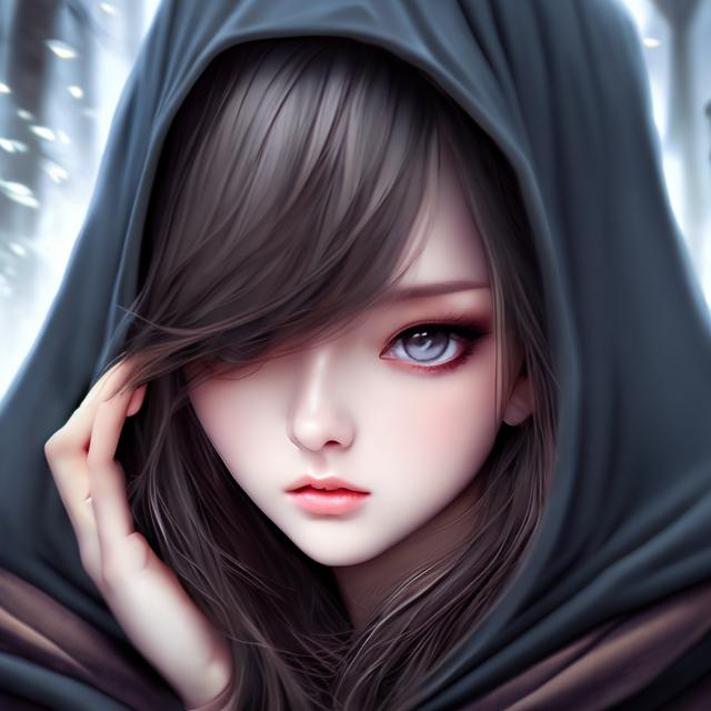 Digital art, semi realistic, anime woman, beautiful,... | OpenArt
