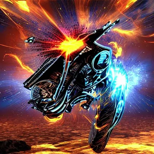 3d realistic super nova exploding shooting stars gho... | OpenArt