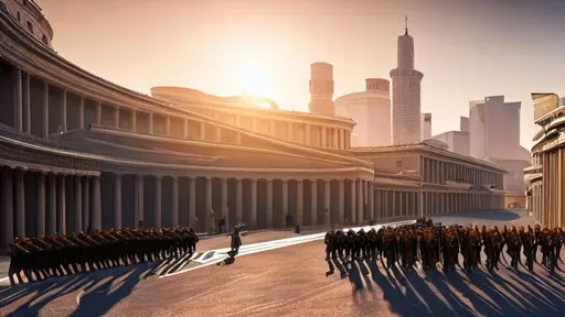 ultrarealistic futurist city glory of roman empire,... | OpenArt