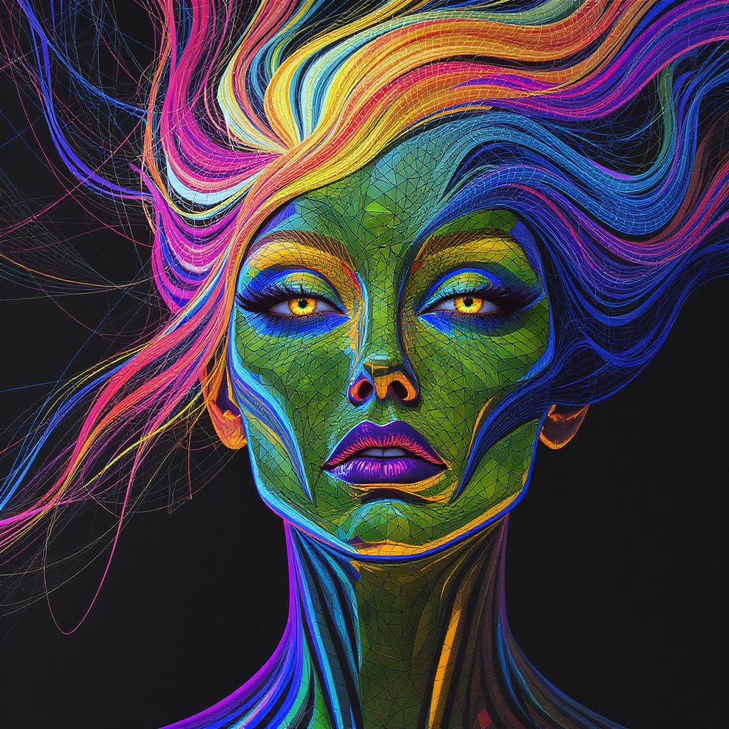 Her face is a hypersurface of constant topological t...