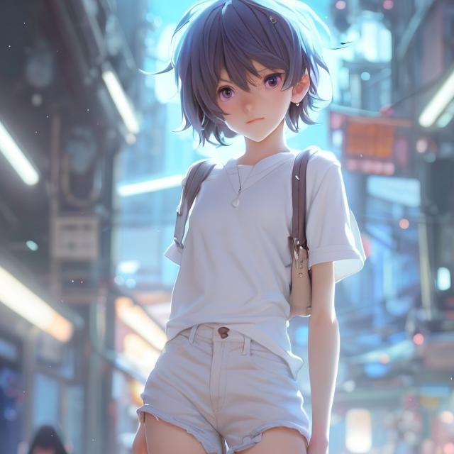 full body shot, a cute boy, smooth soft skin,showing...