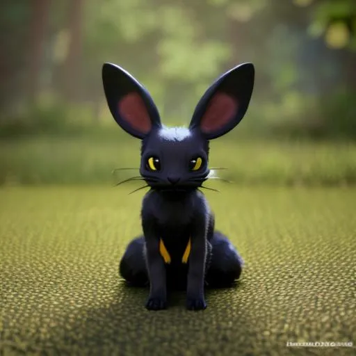 Umbreon is a quadruped mammalian Pokémon that resemb...