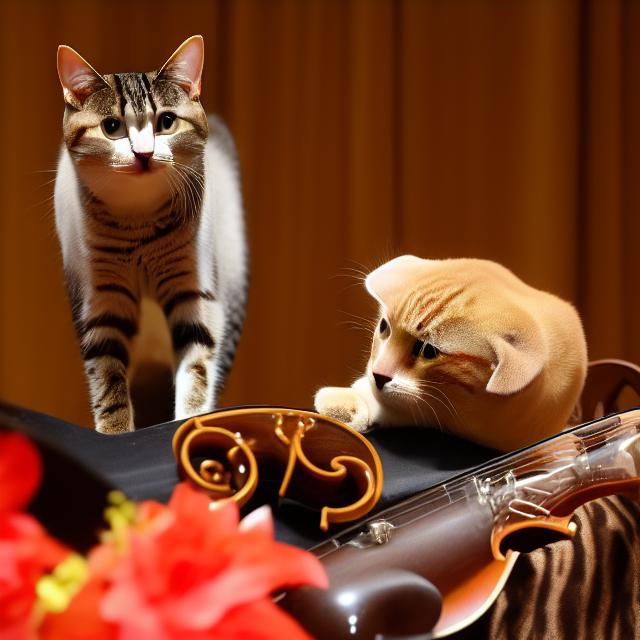 A cat violin Concerto no one else Bella Vista | OpenArt