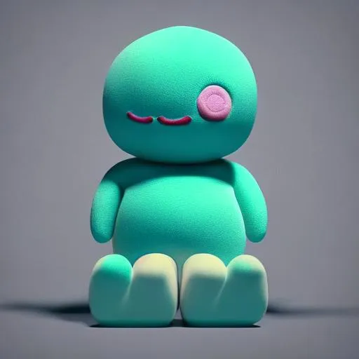 tiny cute mad scientist toy, standing character, sof... | OpenArt