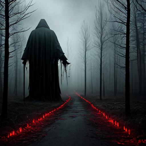 More evil than evil, Glowing evil, Realistic horror,... | OpenArt