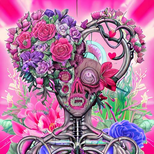 medical, biological, human heart, gore, vaporwave, f... | OpenArt