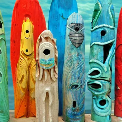 The Ocean Totem to ocean conservation and environmen... | OpenArt
