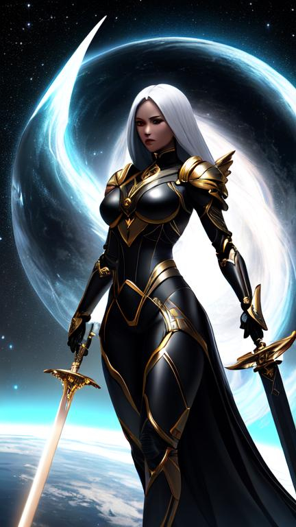 Humanoid creature, woman body, full body, fit body,... | OpenArt