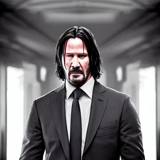 John wick in my face | OpenArt