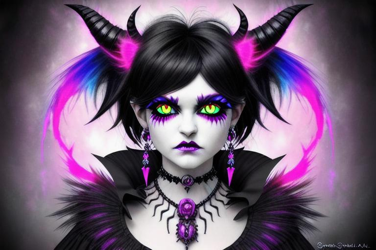 {{{Beautiful demon girl}}}, demon, hyper detailed, h... | OpenArt