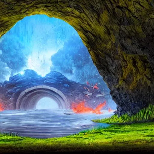 Extremely detailed hell, HDR, UHD, rhads, global ill...