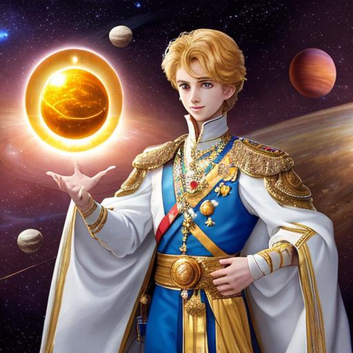 A 25 years old prince is holding the ultrarealistic... | OpenArt