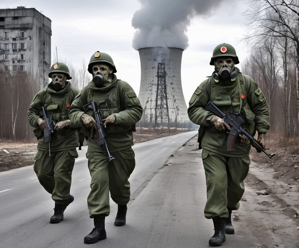 Russian soldiers, Chernobyl, Mutants, Scary, Catastr...