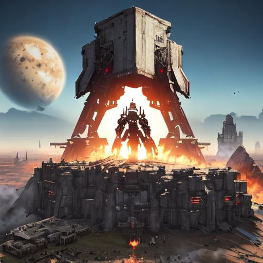 Destiny-Rise Of Iron-Wrath Of The Machine-Siege Engine | OpenArt