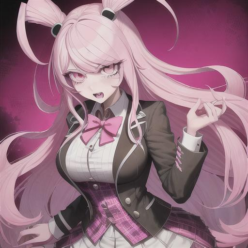 Danganronpa mastermind girl that looks cute, and is...