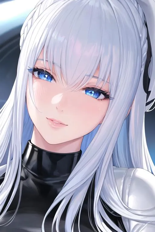 side view medium close up portrait, looking from bel... | OpenArt