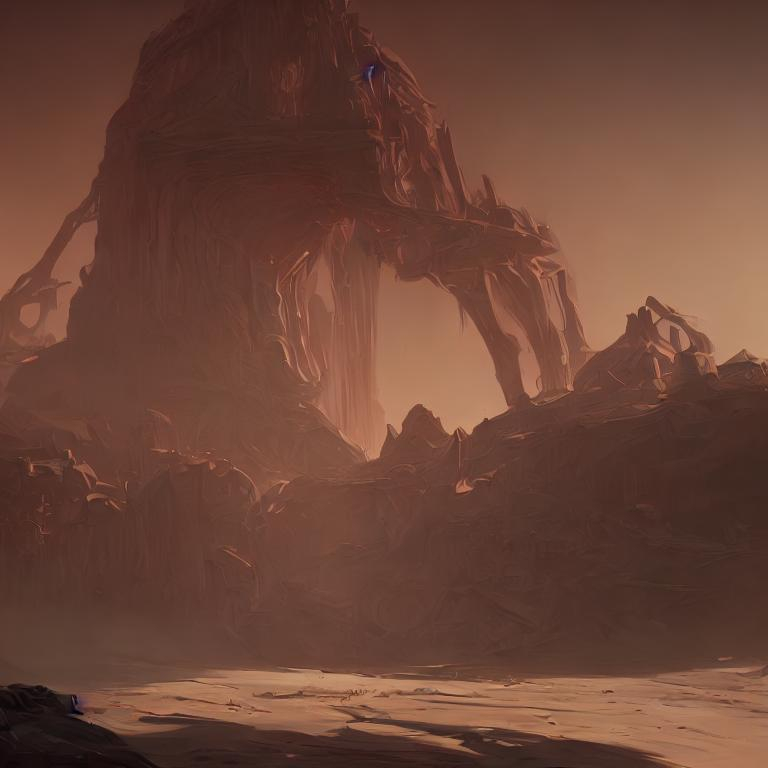 Tory Gate on Mars, beautiful, artstation trends, cin... | OpenArt