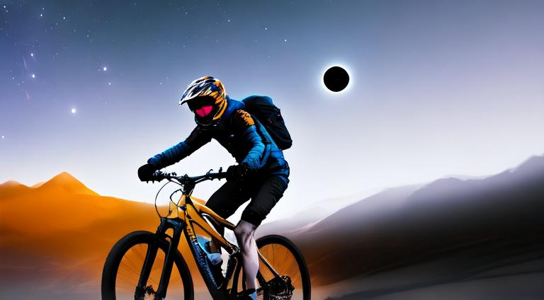 color splash, {man on mountain bike}detailed, extrem... | OpenArt