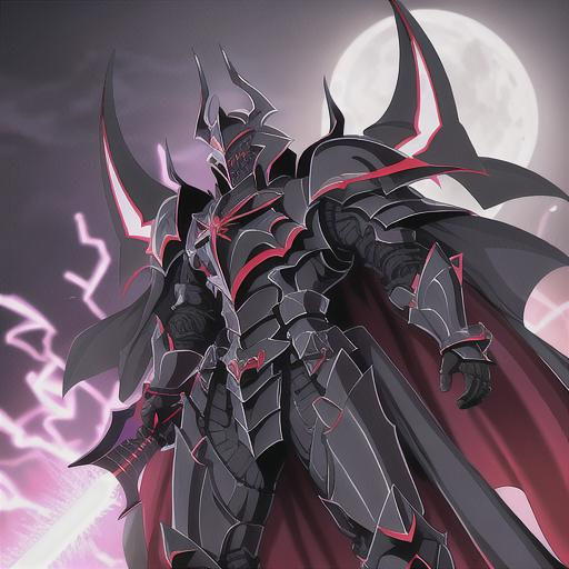 evil knight king lord god destroyer war monger with...