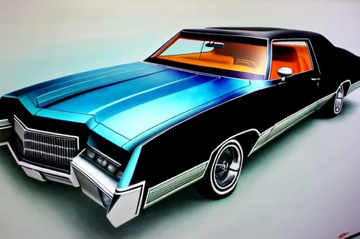 photo of a buick riviera 1 9 7 0 boatstail low rider... | OpenArt